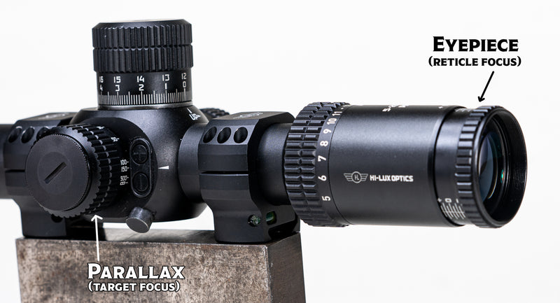 Focus - Eyepiece and Parallax - Hi-Lux Optics
